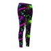 Vibrant Splatter Art Leggings for Women, Women's Cut & Sew Casual ...