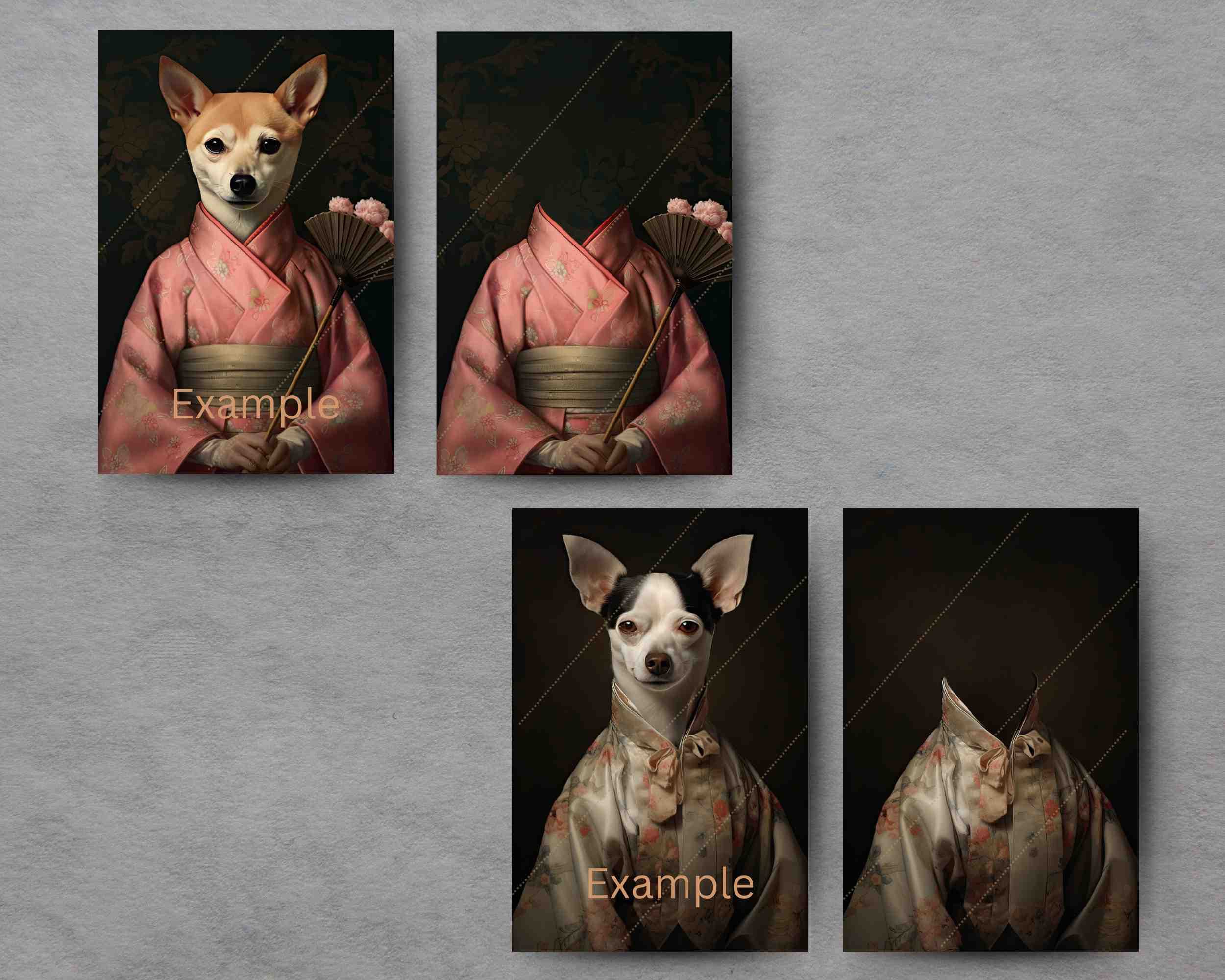10 Pet Portrait Templates Digital Backgrounds, Digital Download ...