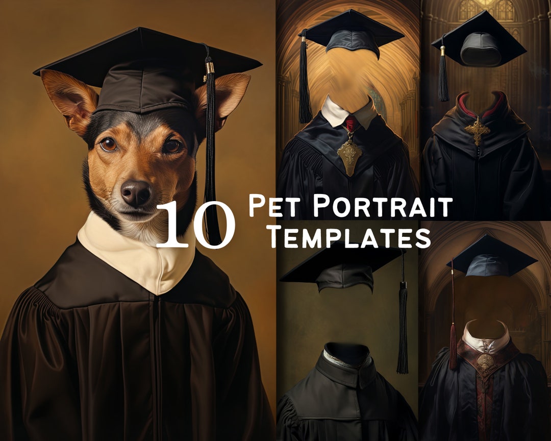 10 Digital Pet Portrait Backgrounds for Fun and Photorealistic Photos ...