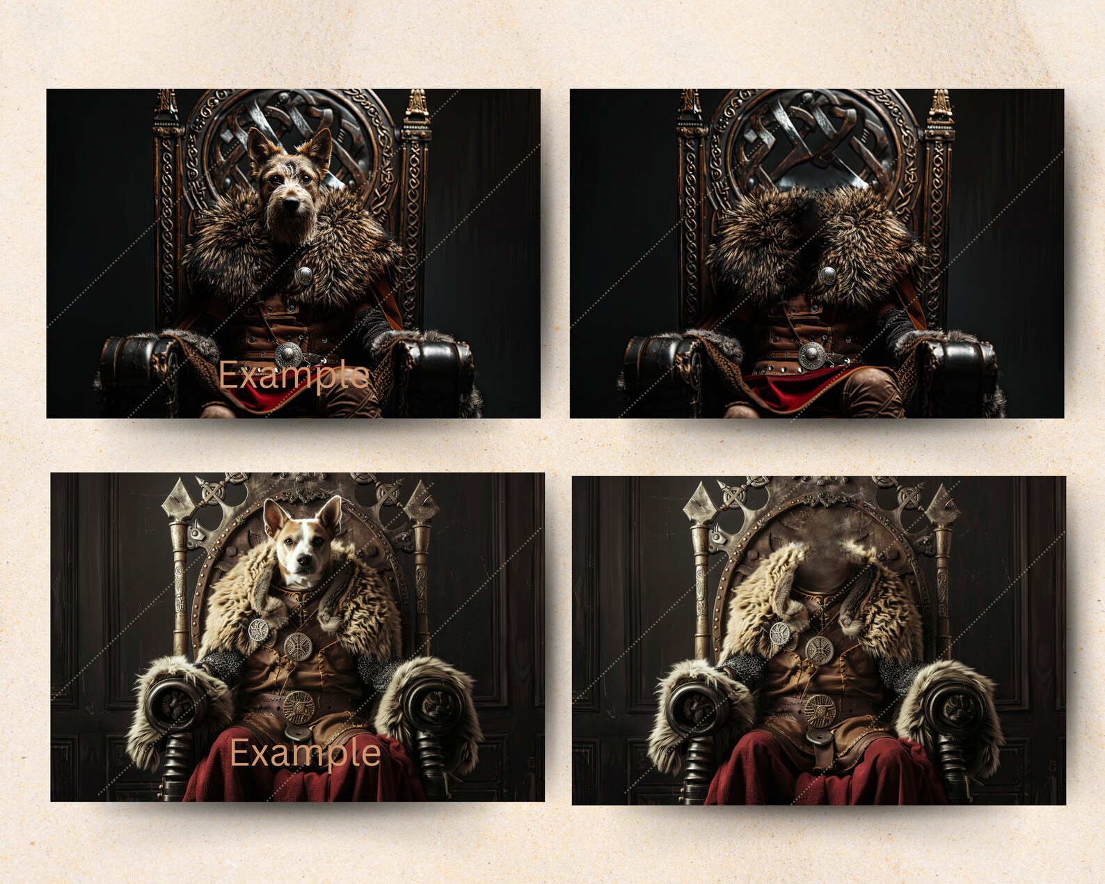 10 Pet Portrait Templates Digital Backgrounds, Digital Download ...