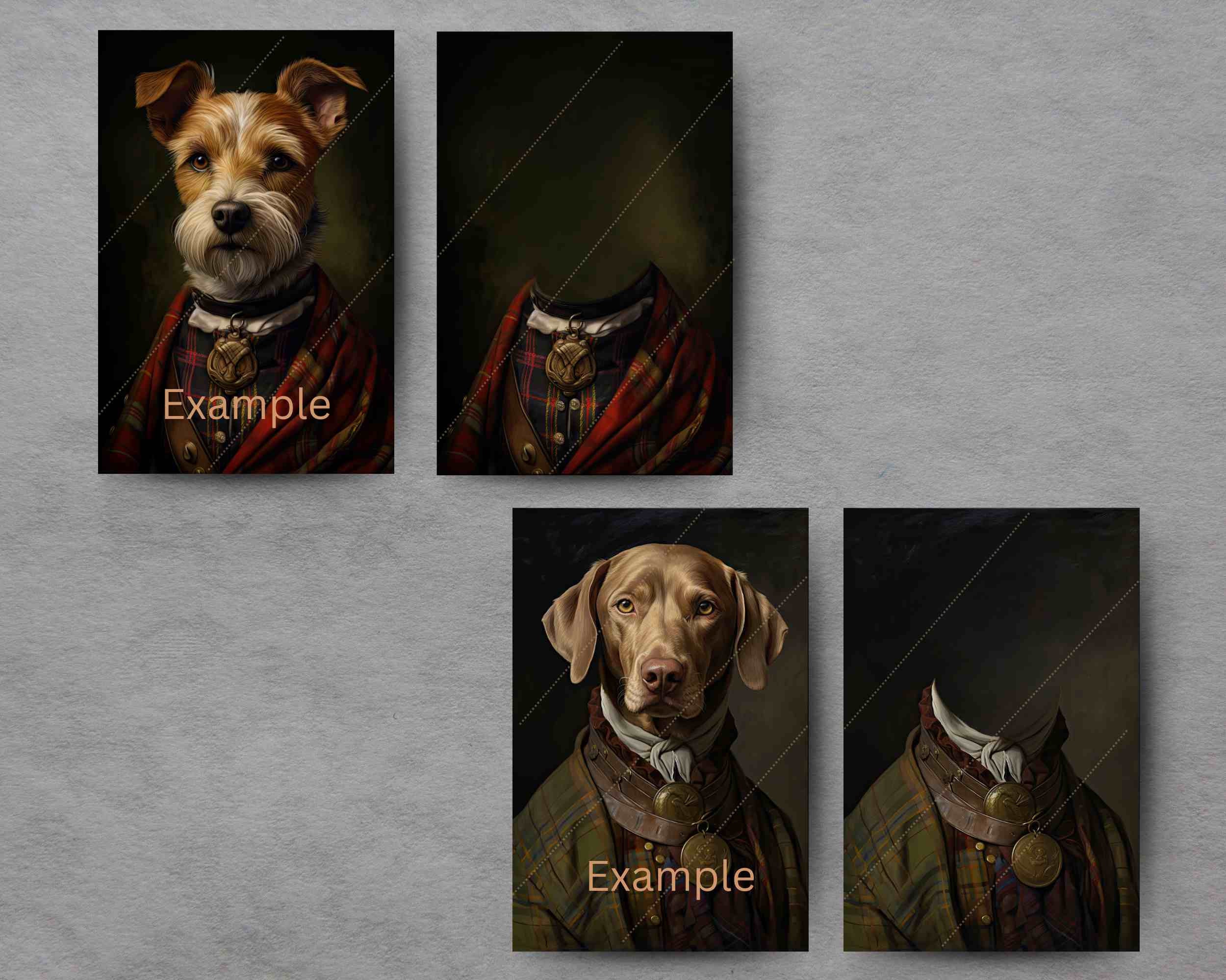 10 Pet Portrait Templates Digital Backgrounds, Digital Download ...