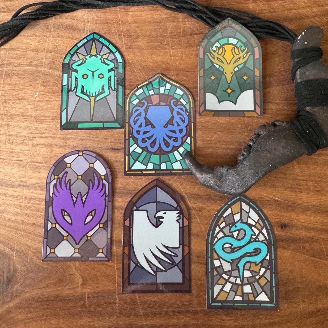 Dragon Age the Veilguard Faction Stained Glass Stickers - Etsy