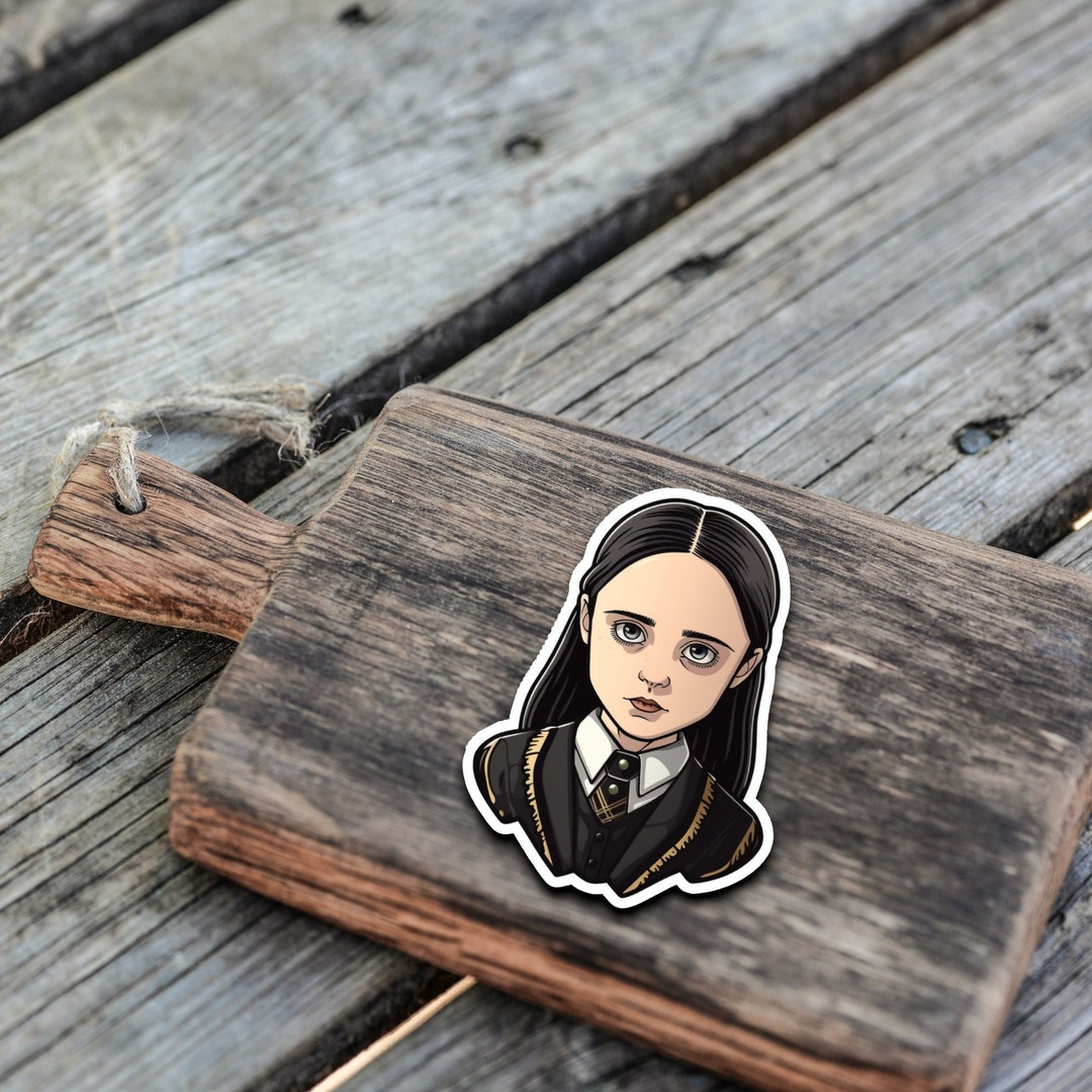 Wednesday Addams Stickers Addams Family Stickerheroes Vinyl Holo ...