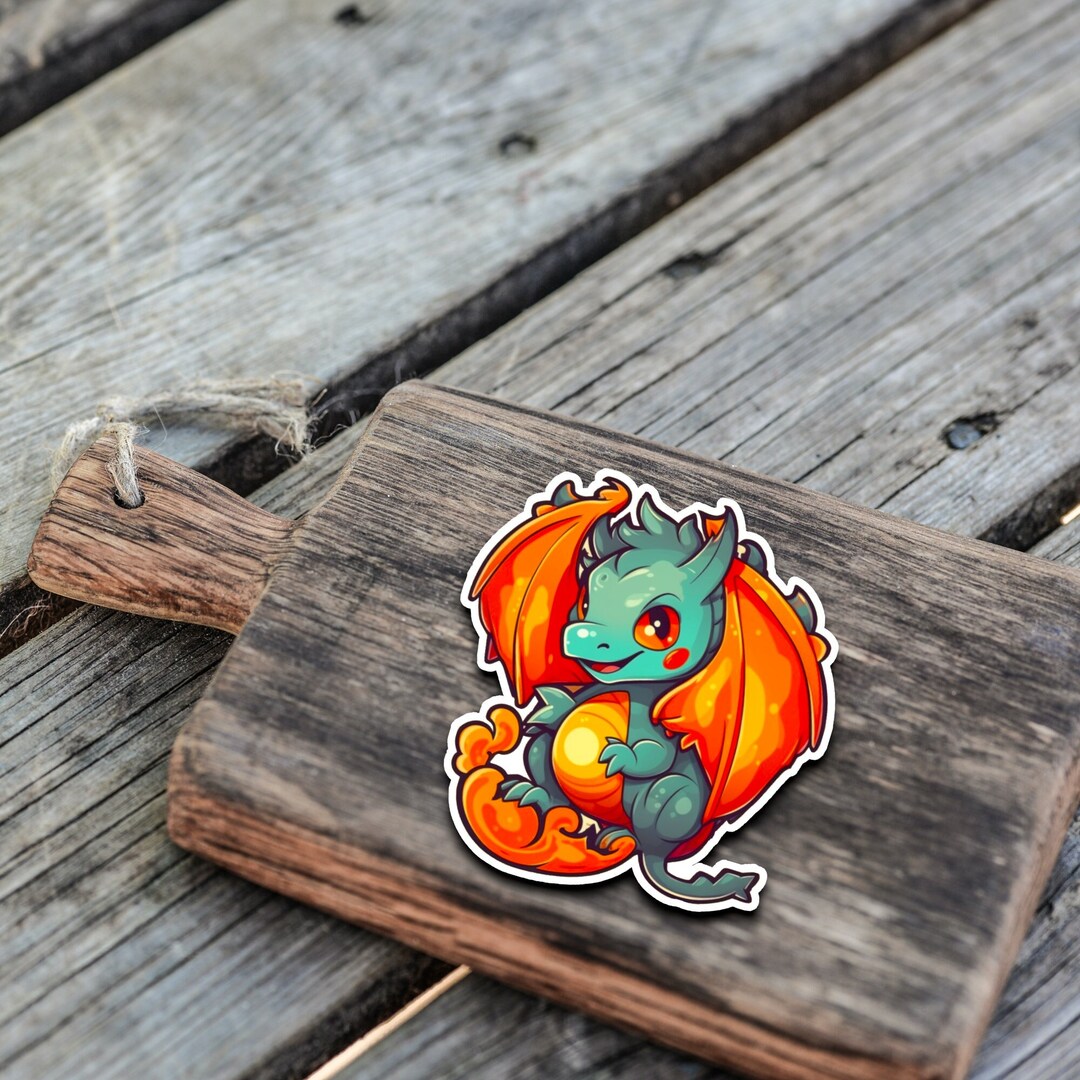 Cute Dragon Stickers Dragon Collection Stickerheroes Vinyl Holo ...