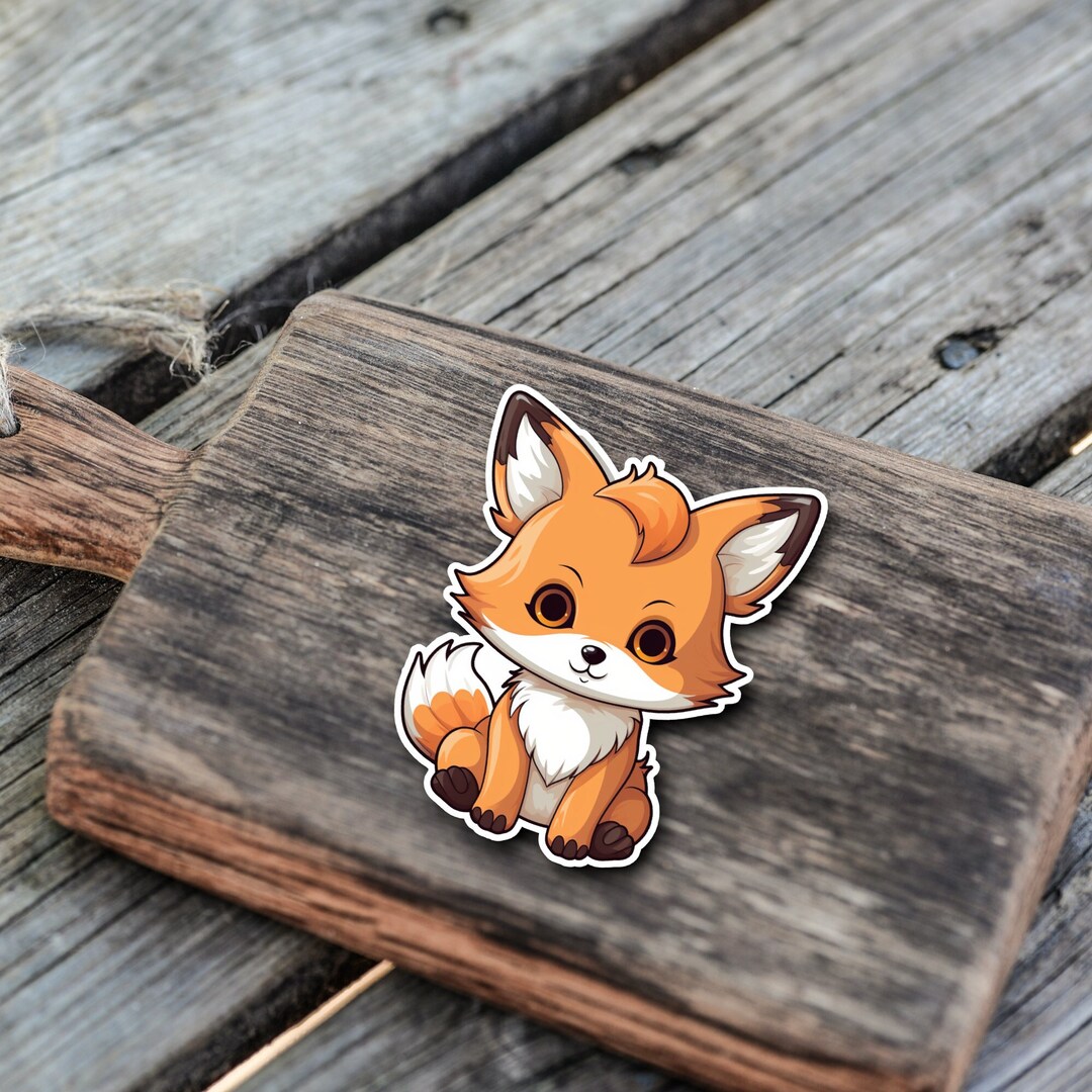 Cute Fox Sticker Fox Collection Stickerheroes Vinyl - Etsy