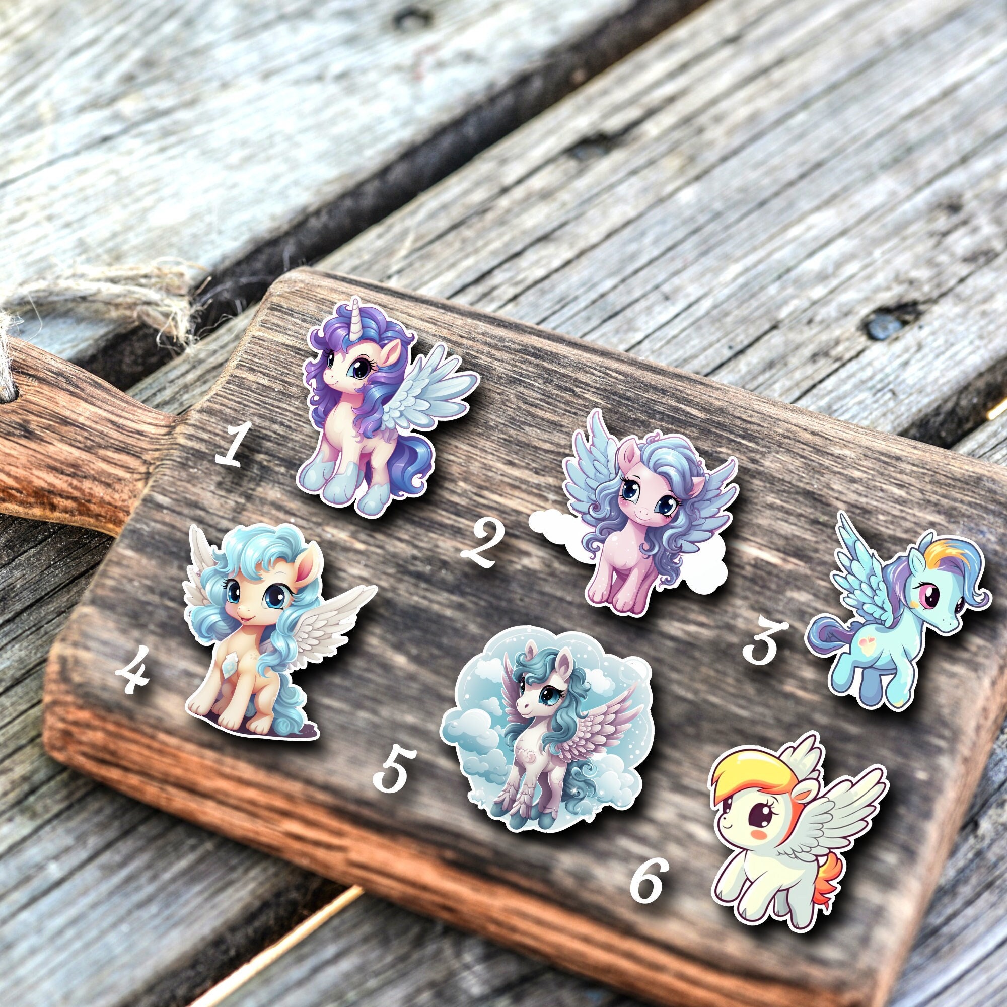 Cute Pegasus Stickers Pegasus Collection Special Edition Stickerheroes Holo Waterproof Cute ...
