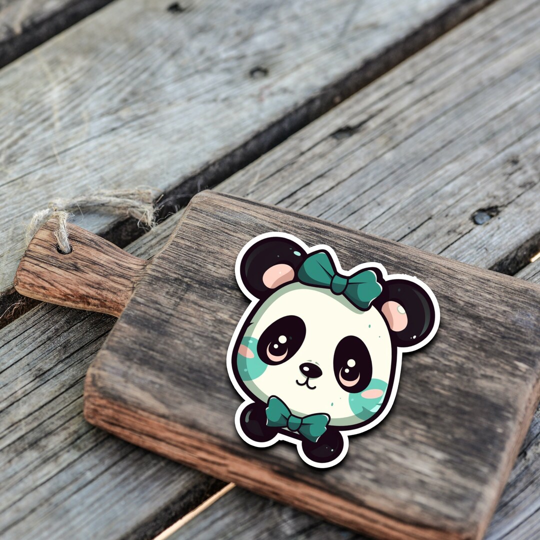 Cute Panda Friends Stickers Panda Collection Stickerheroes Vinyl Holo ...