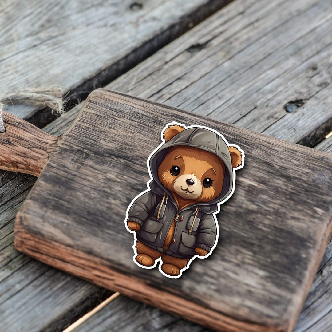 Cute Teddy Bear Buddy Stickers Teddy Bear Collection Vinyl Holo ...