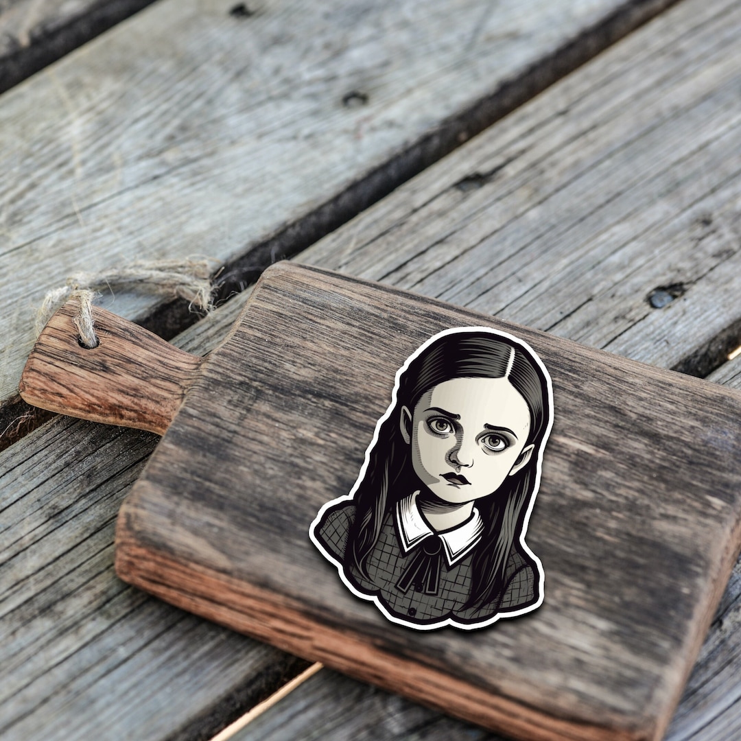 Wednesday Addams Stickers Addams Family Stickerheroes Vinyl Holo ...