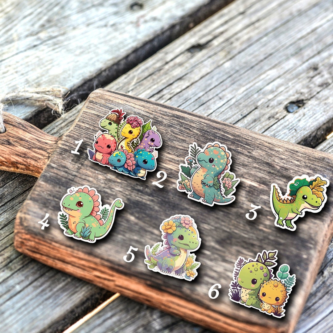Cute Dinosaur Stickers Dino Collection Special Edition Stickerheroes ...