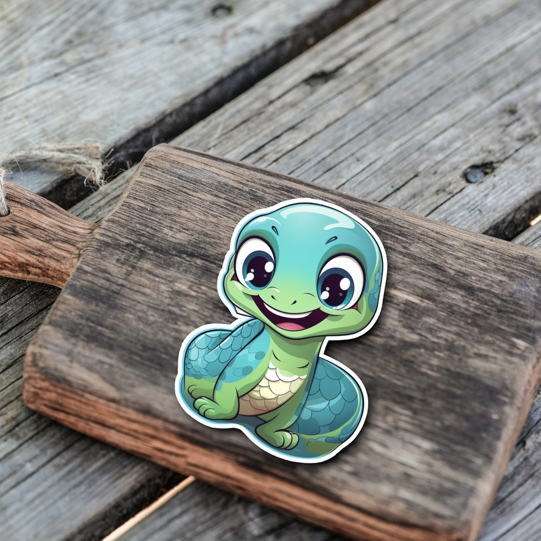Cute Sea Creatures Stickers Sealife Collection Sea Serpent ...