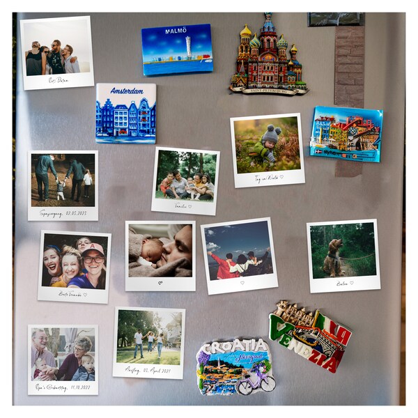 Personalised Polaroid Magnet - Etsy UK