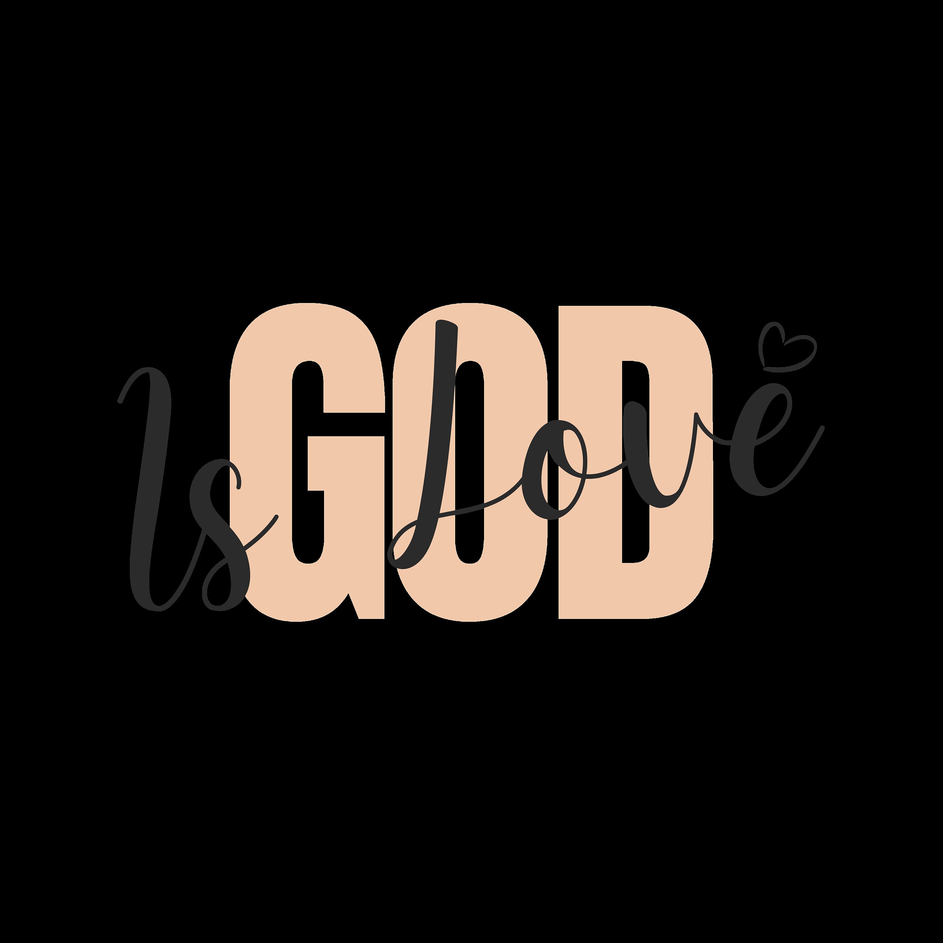 God is Love Printable - Etsy