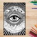 The Third Eye Coloring Pages, Instant Download Coloring Pages, Adult ...