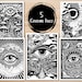 The Third Eye Coloring Pages, Instant Download Coloring Pages, Adult ...