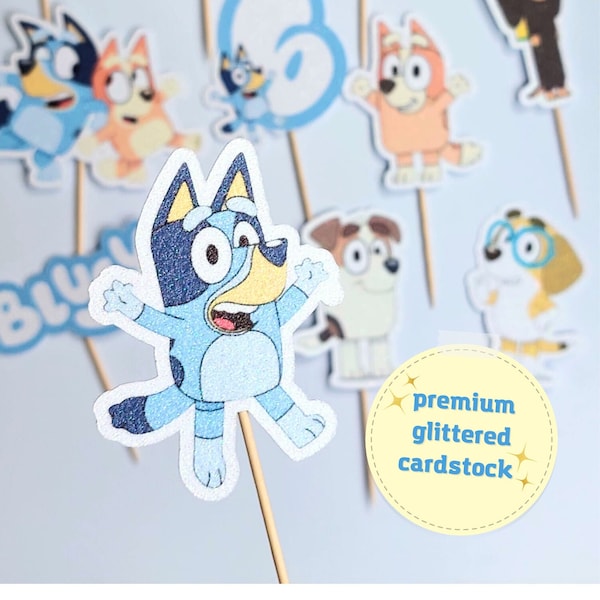 Bluey and Bingo Cake Topper - Etsy