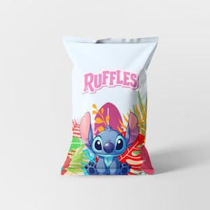 Stitch Party Favors Lilo and Stitch Chip Bags Birthday Chips, Stitch ...