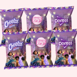 Encanto Chip Bags, Birthday Encanto Chip Bags Party Favors Encanto ...