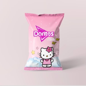 Hello Chips Kitty Party Chip Bags Sanrio Kitty Birthday Party Treats ...