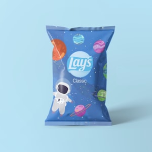 Outer Space Birthday Chip Bags Planet Birthday Chips Astronaut Birthday ...