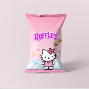 Hello Chips Kitty Party Chip Bags Sanrio Kitty Birthday Party Treats ...