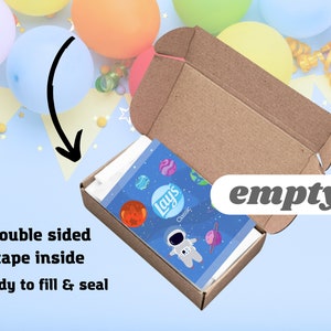 Outer Space Birthday Chip Bags Planet Birthday Chips Astronaut Birthday ...