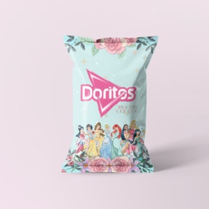 Disney Princess Birthday Party Chips, Disneyland Theme Birthday Disney ...