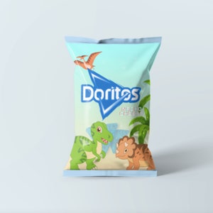 Dino Chip Bags, Dinosaur Party Decorations Dinosaur Party Favor Bags ...