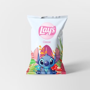Stitch Party Favors Lilo and Stitch Chip Bags Birthday Chips, Stitch ...