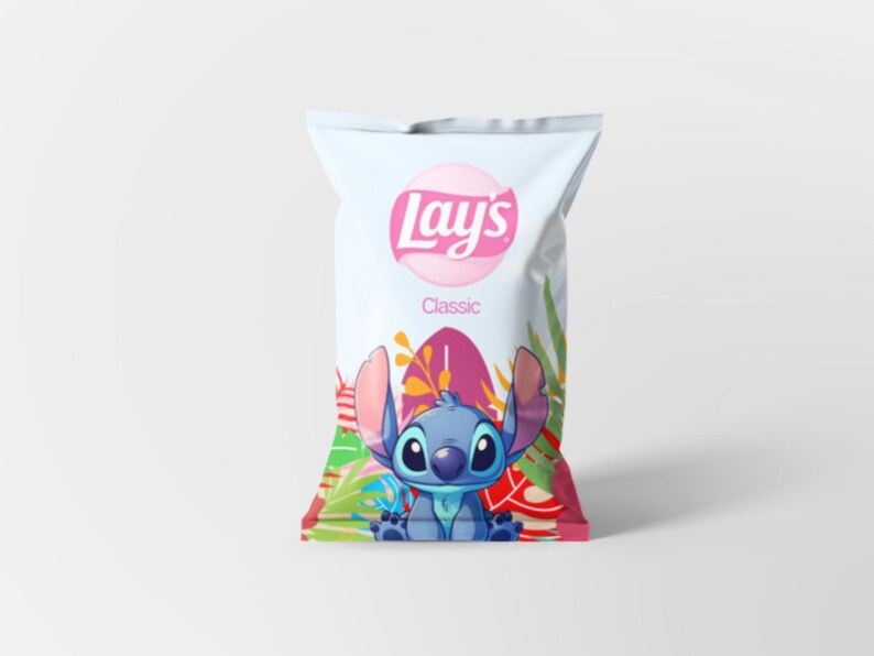 Stitch Party Favors Lilo and Stitch Chip Bags Birthday Chips, Stitch ...