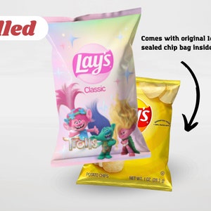Trolls Birthday Party Treats Trolls Chip Bags Birthday Party Bundle ...
