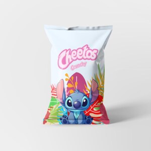 Stitch Party Favors Lilo and Stitch Chip Bags Birthday Chips, Stitch ...
