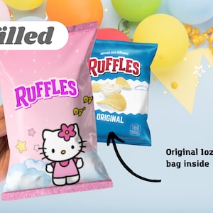 Hello Chips Kitty Party Chip Bags Sanrio Kitty Birthday Party Treats ...