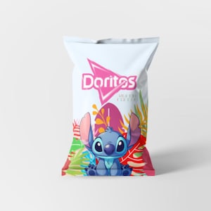 Stitch Party Favors Lilo and Stitch Chip Bags Birthday Chips, Stitch ...