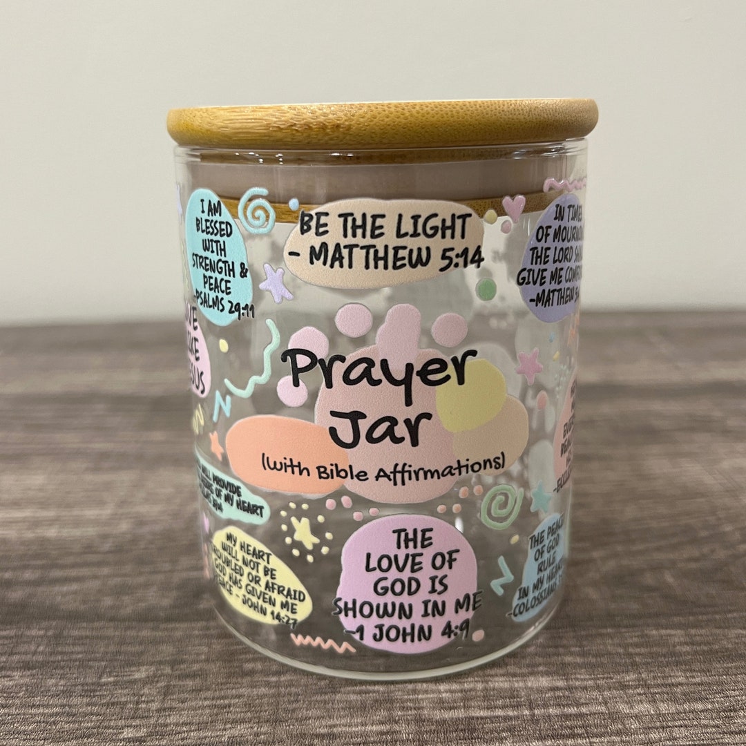 Bible Affirmations Prayer Jar - Etsy