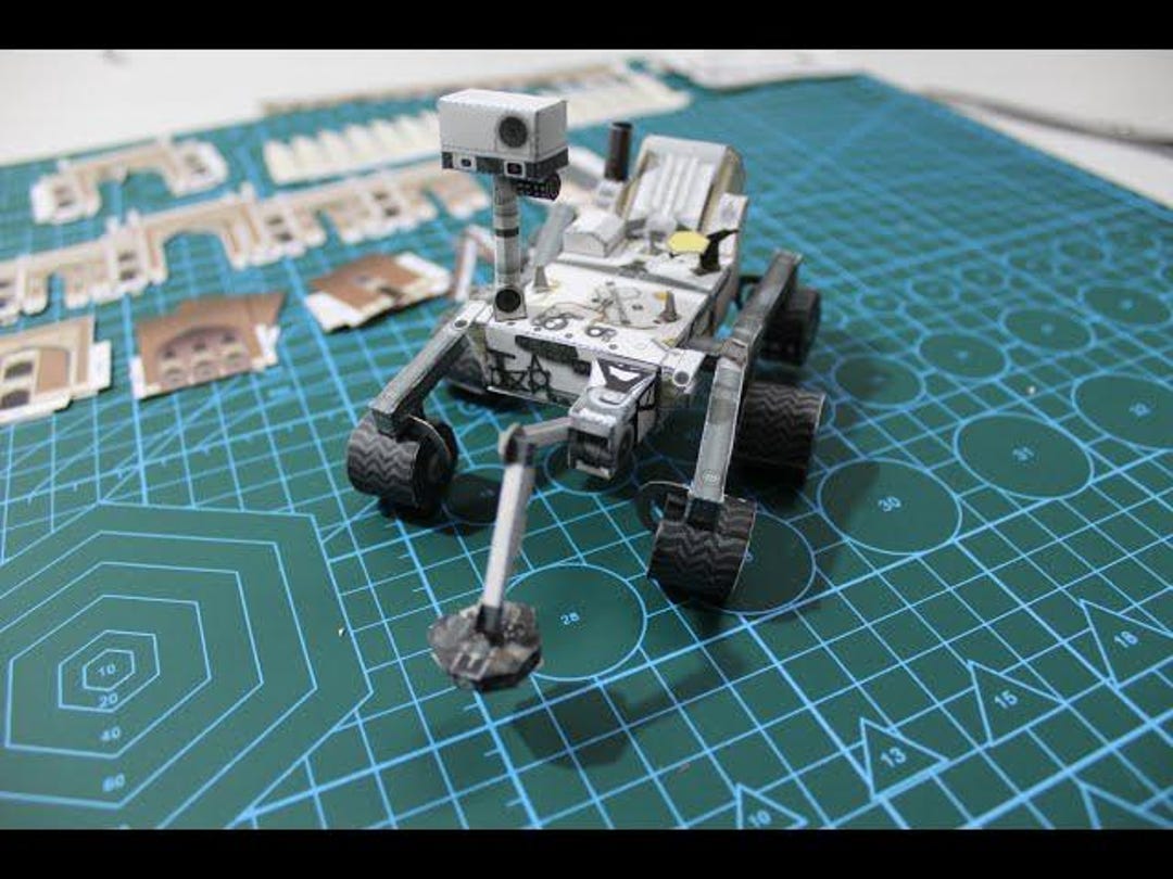 Mars Rover Curiosity Paper Craft: DIY Space Model (PDF) - Etsy
