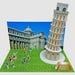 Paper Craft Leaning Tower of Pisa DIY Gifts for Kids Birthday Gifts ...