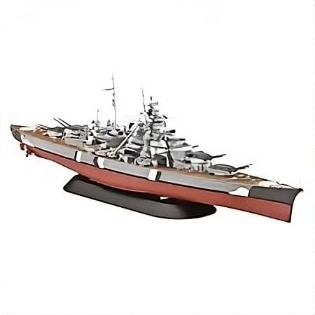 Battleship Bismarck Paper Model Kit: Printable 3D Card (PDF Download ...