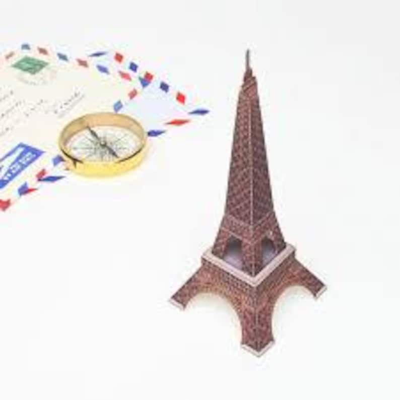 Paper Craft Eiffel Tower DIY Gifts for Kids Birthday Gifts Paper Toys ...