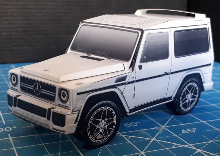 Paper Craft Cars DIY Gifts for Kids Birthday Gifts Paper Models Paper ...