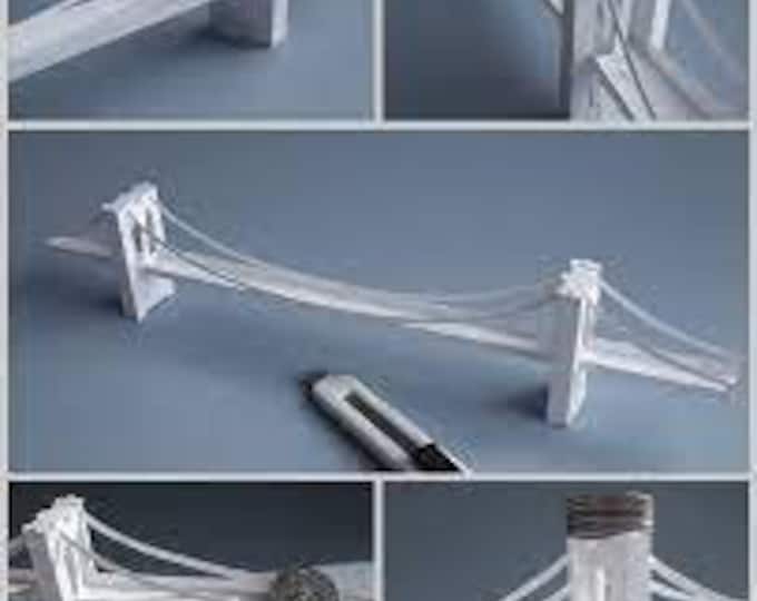 USA Party Decor, Brooklyn Bridge 3D Papercraft + 2 Free Gifts(t-rex ...