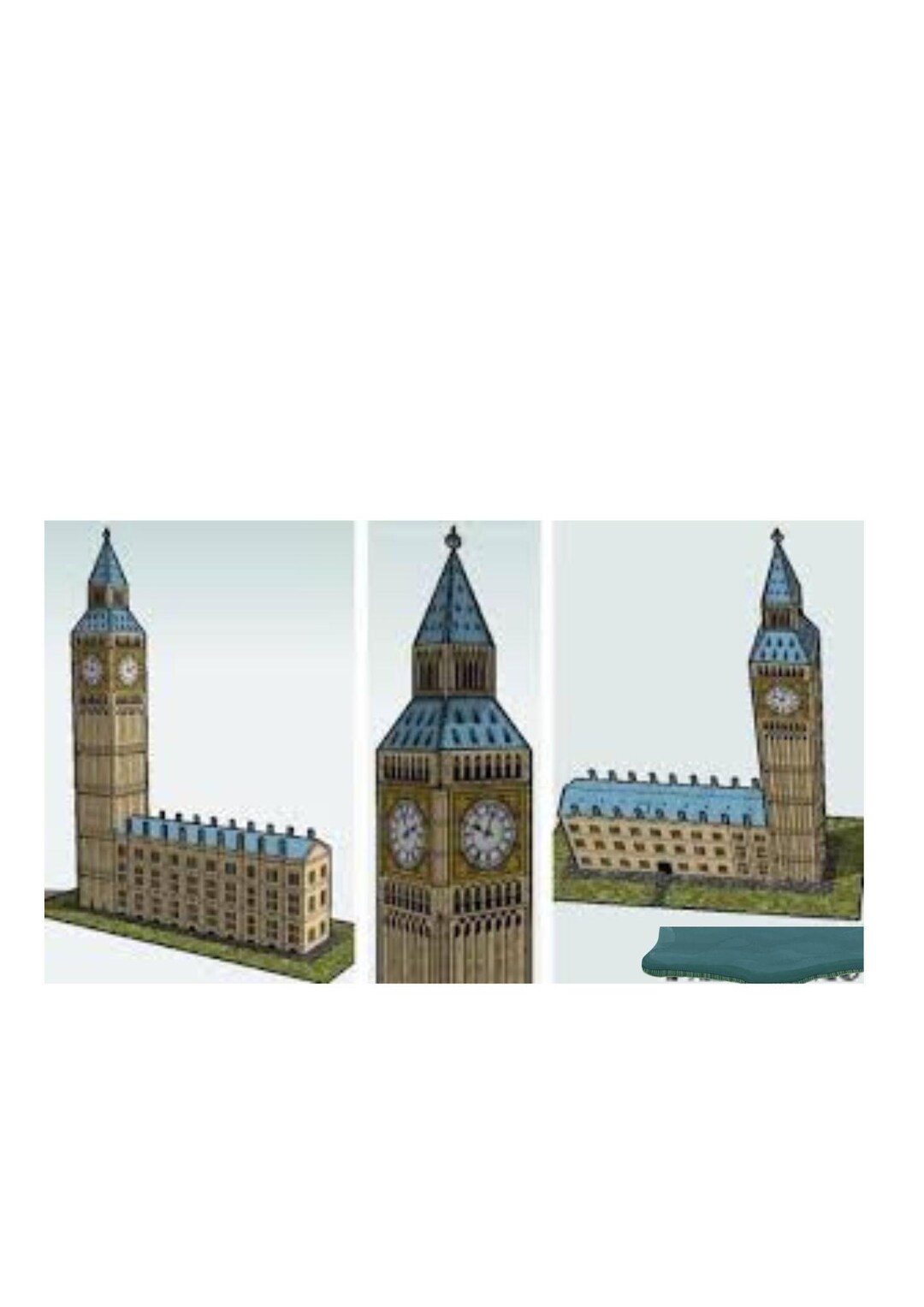 DIY Paper Model: Big Ben, School Bus, Space Shuttle (PDF Download ...