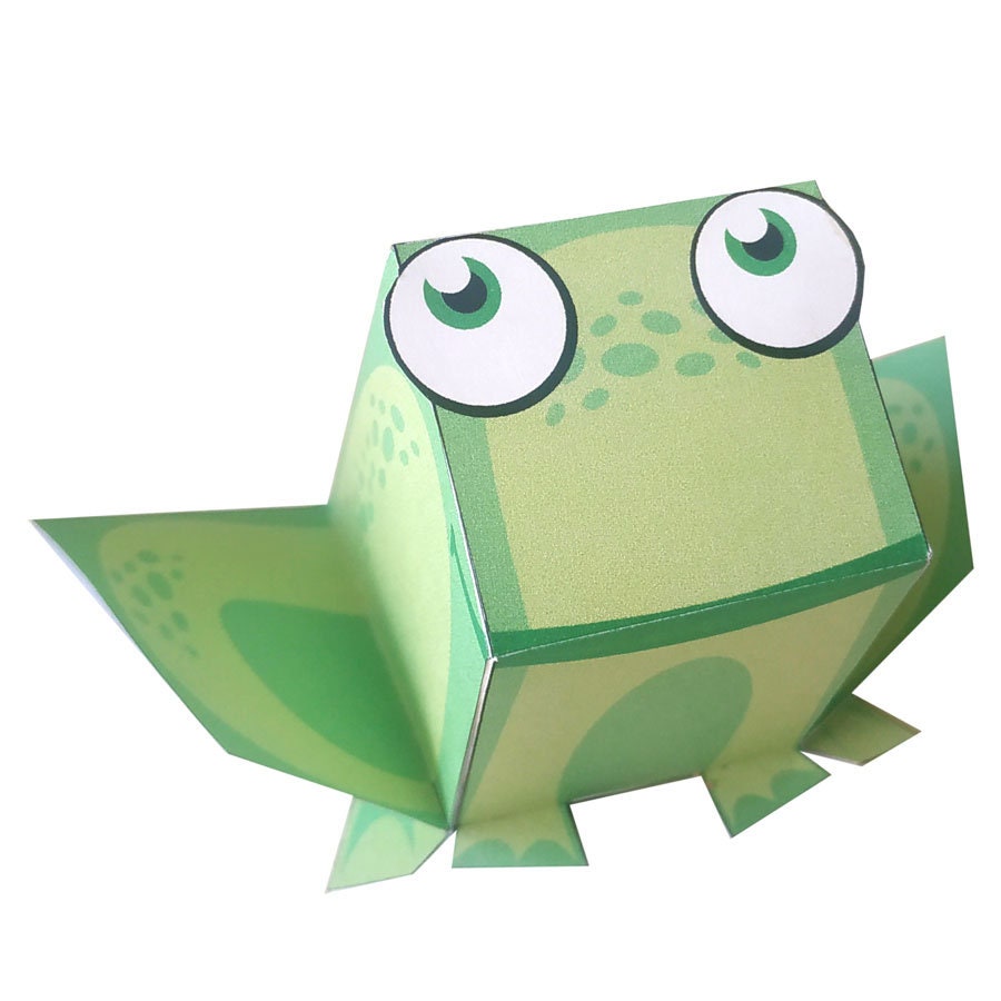 Paper Craft Animals Pdf Files DIY Paper Toys Arts & Crafts Activity for ...