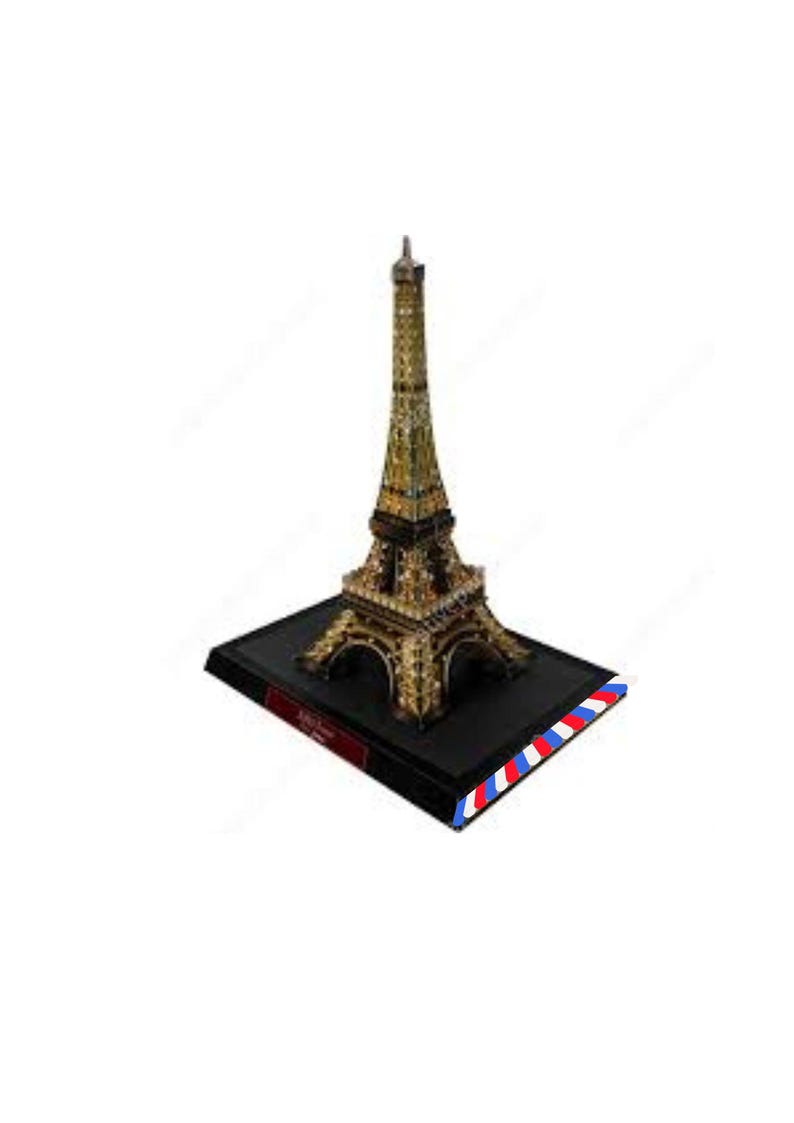 Eiffel Tower Paper Craft: DIY Home Decor (PDF Pattern) - Etsy