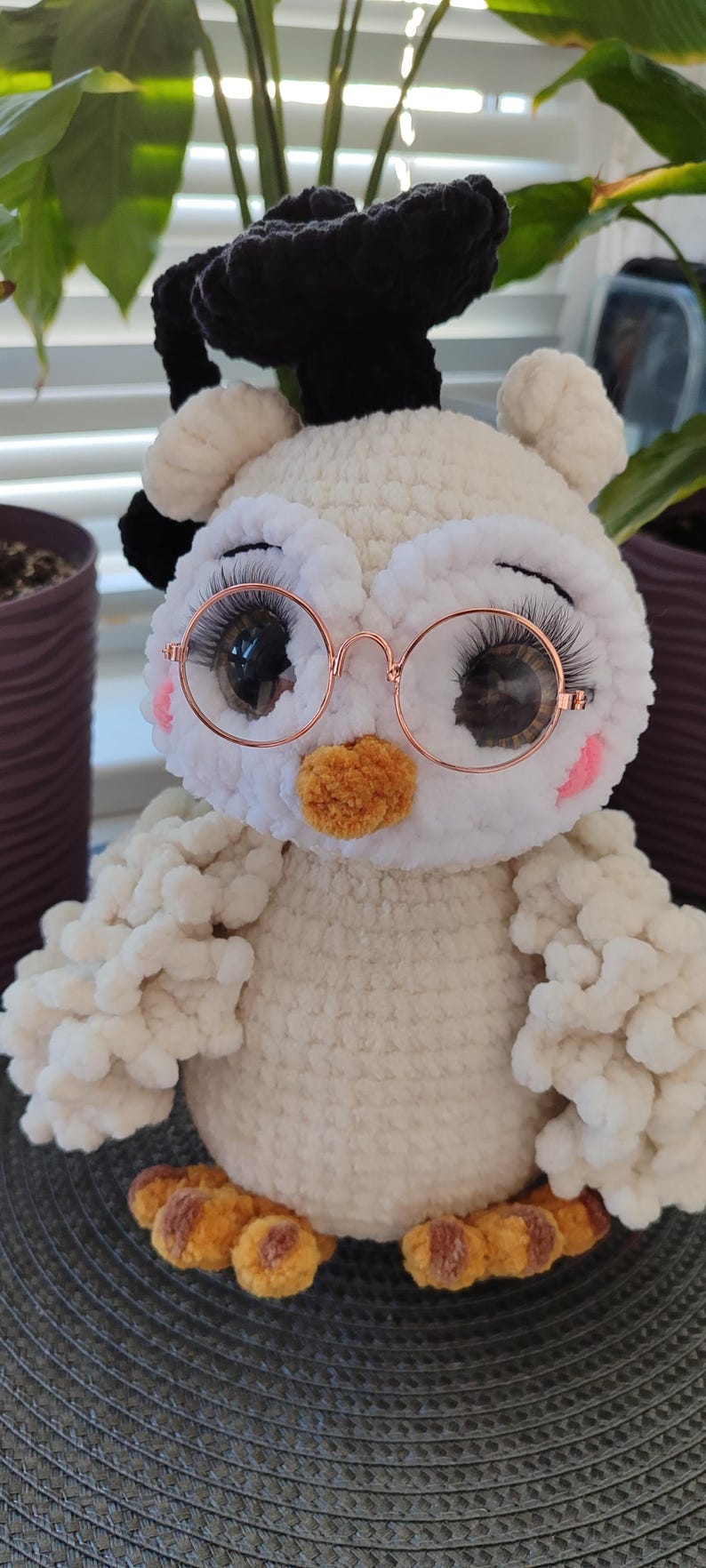 Crochet Owl Plushie: Amigurumi Bird Lover Gift - Etsy