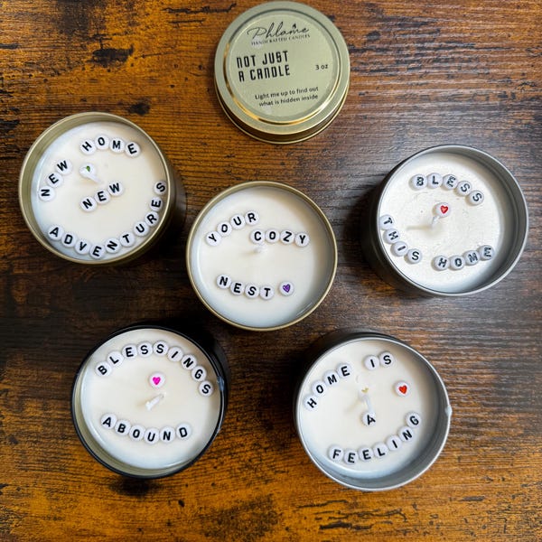 Candles With Message - Etsy