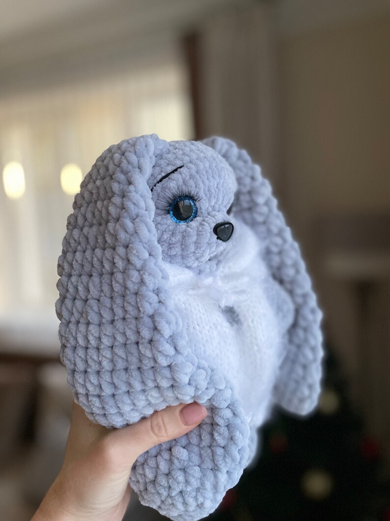 Conejo Amigurumi de punto: Conejo de peluche de ganchillo, juguete para ...
