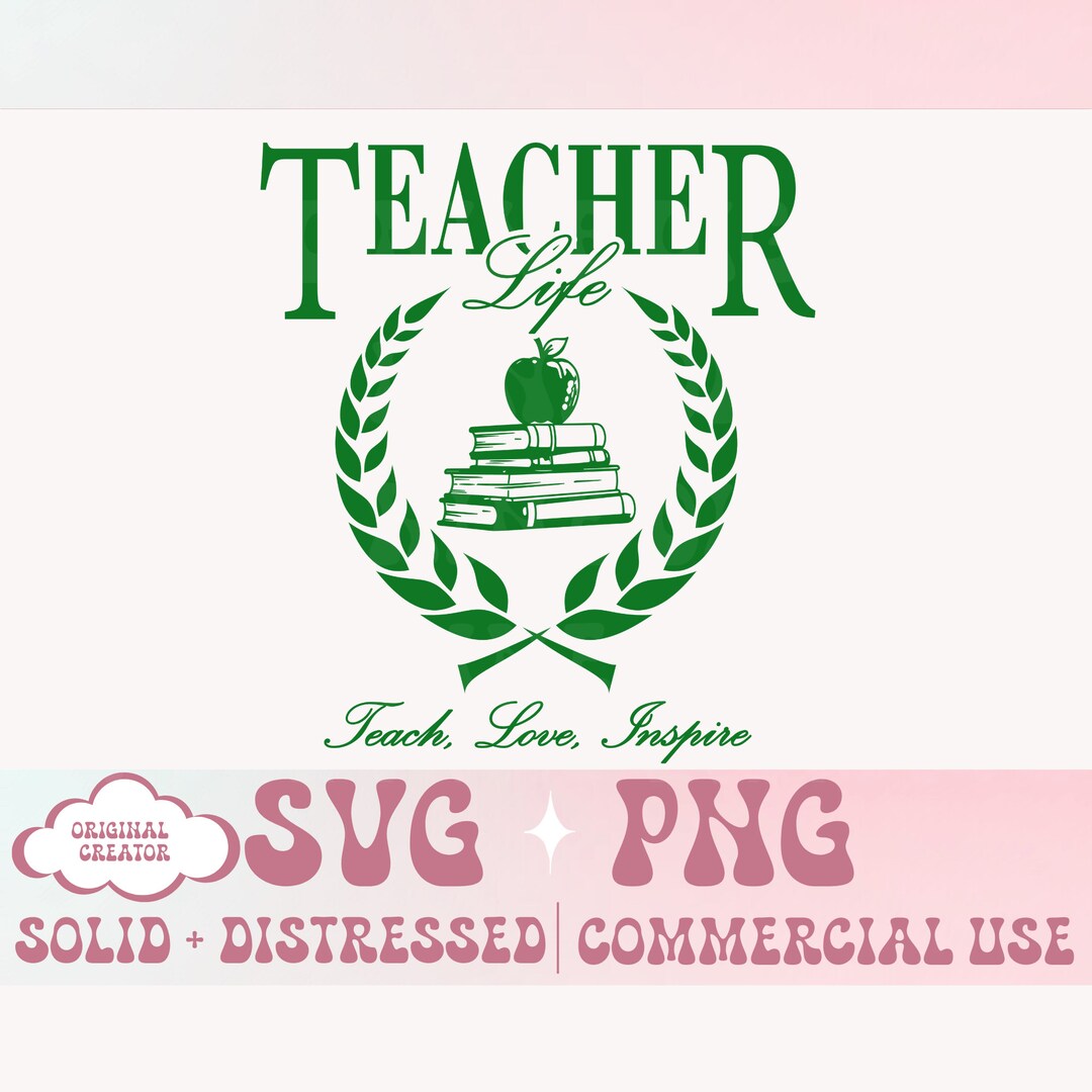 Teacher Life,trendy Teacher Png,teacher Svg,teacher Png, Best Teacher ...