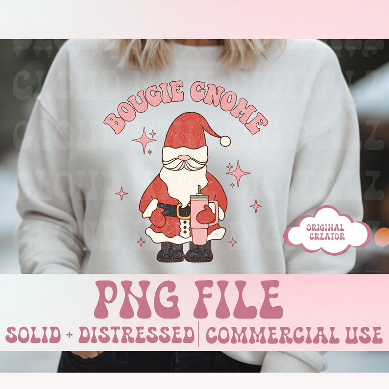 Bougie Gnome Santa Png Christmas Png Stanley Gnome Tumbler Png Funny ...