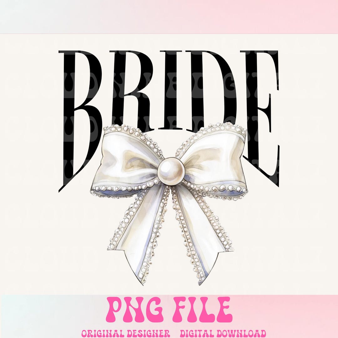 Bridal Bow Png,coquette Bridal Bow,bride Png,bachelorette Design ...